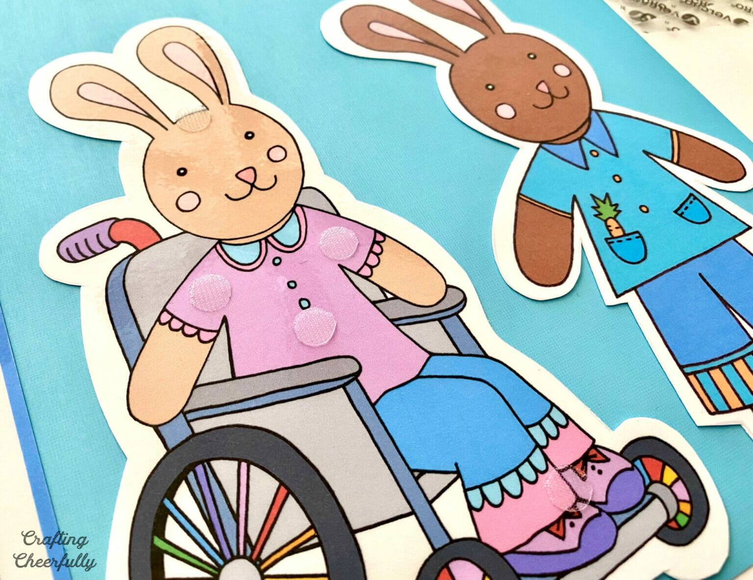 Free Printable Bunny Paper Dolls - Crafting Cheerfully