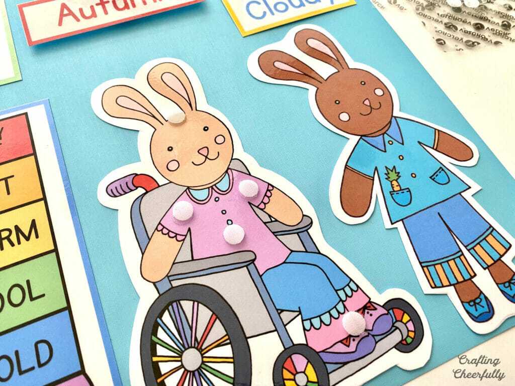 Free Printable Bunny Paper Dolls - Crafting Cheerfully