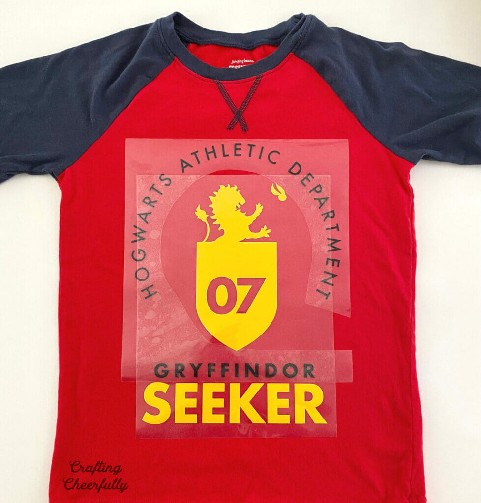 DIY Quidditch Shirt - Using Cricut Iron-On - Crafting Cheerfully