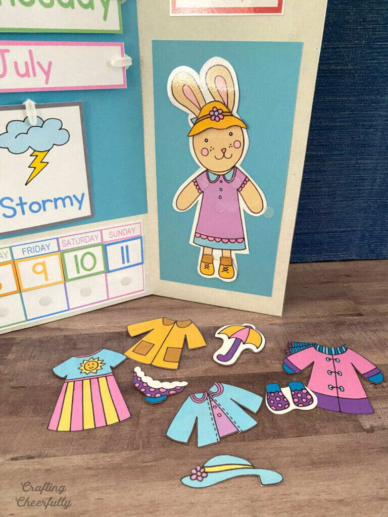 DIY Weather Calendar for Kids - Free Printables! - Crafting Cheerfully