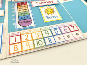 DIY Weather Calendar for Kids - Free Printables! - Crafting Cheerfully