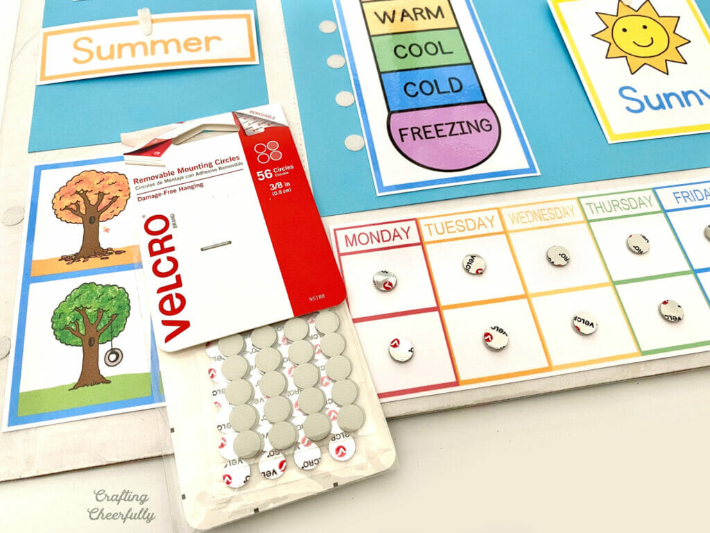 DIY Weather Calendar for Kids - Free Printables! - Crafting Cheerfully