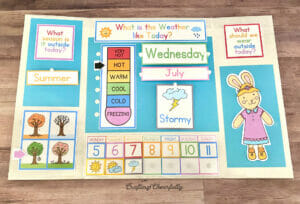 DIY Weather Calendar for Kids - Free Printables! - Crafting Cheerfully