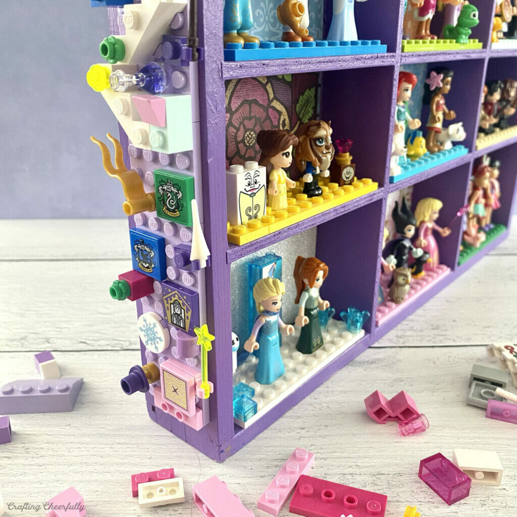 DIY LEGO Minifigure Display Case - Crafting Cheerfully