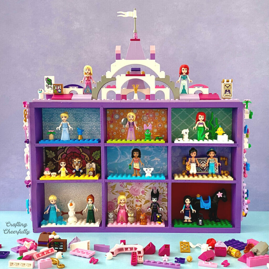 DIY LEGO Minifigure Display Case - Crafting Cheerfully