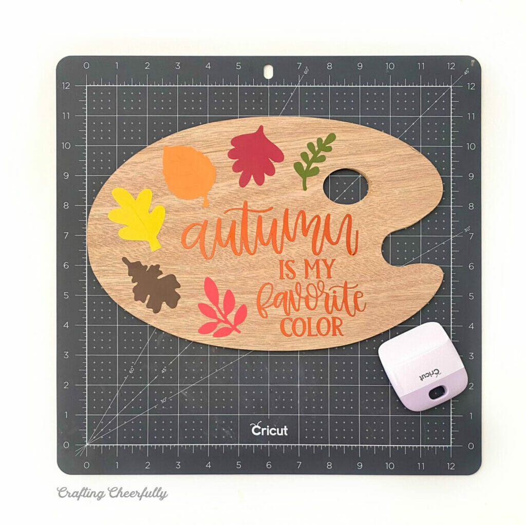 Celebrate Fall Colors with an Autumn Paint Palette Sign - Crafting ...