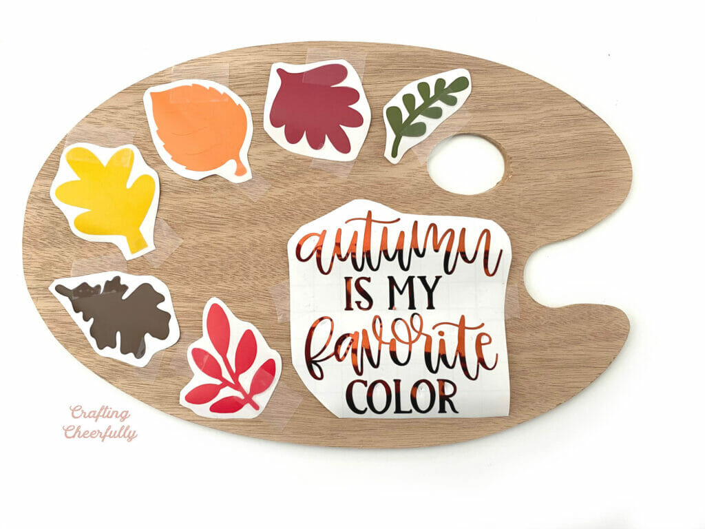 Celebrate Fall Colors with an Autumn Paint Palette Sign - Crafting ...