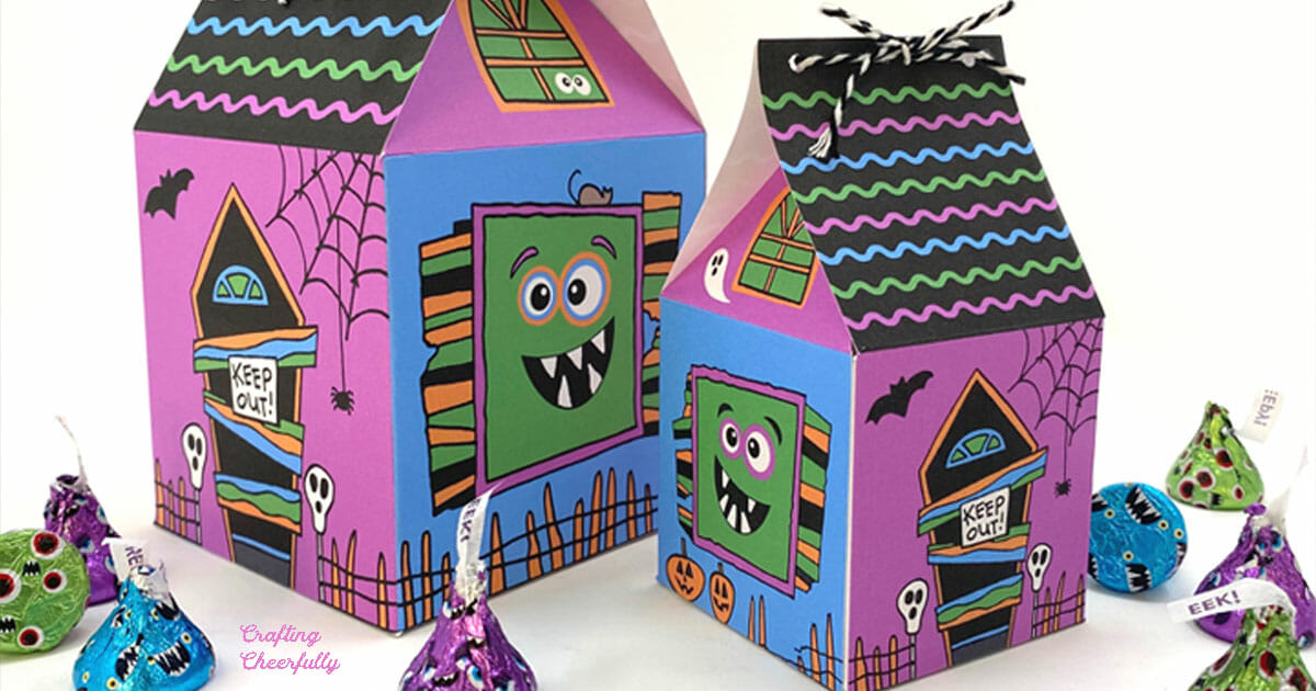 Halloween Monster Treat Boxes - Crafting Cheerfully