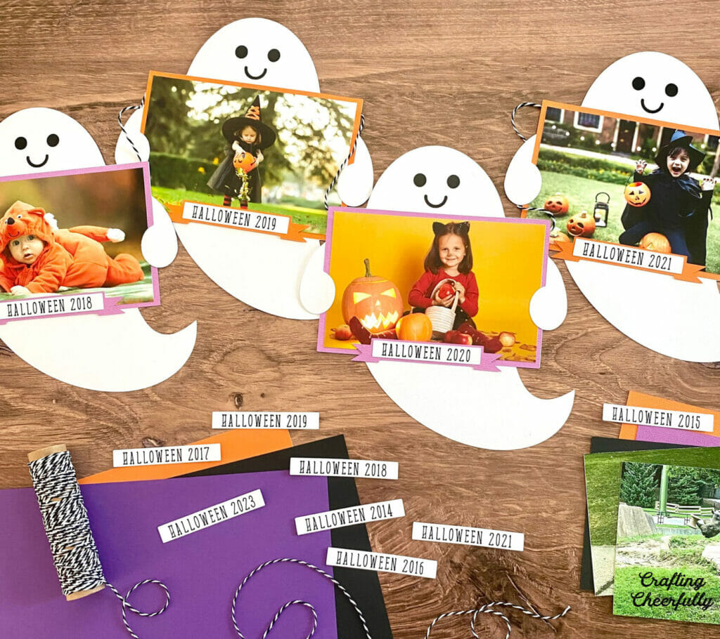 DIY Halloween Photo Banner - Crafting Cheerfully