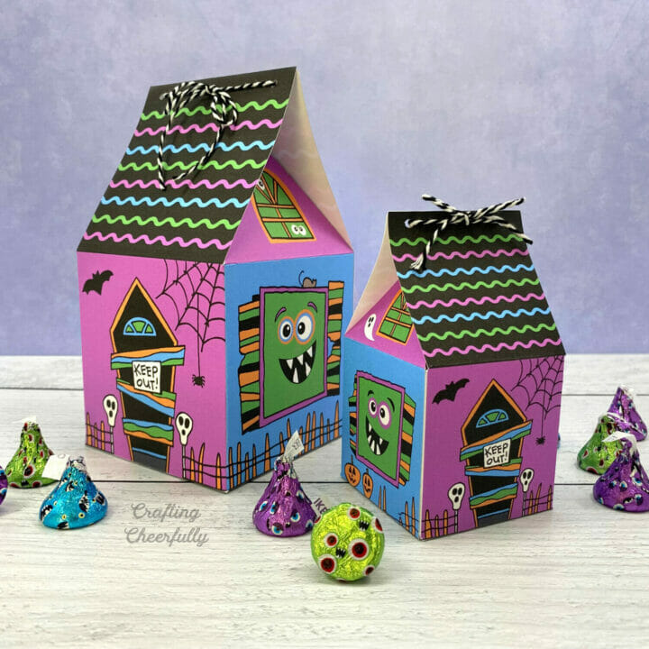 Halloween Monster Treat Boxes - Crafting Cheerfully