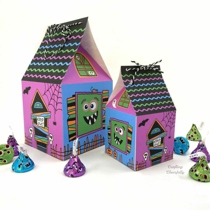 Halloween Monster Treat Boxes - Crafting Cheerfully