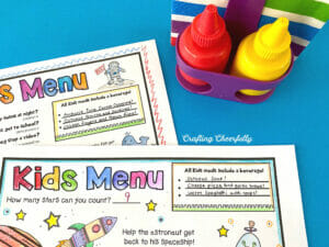 Fun Printable Kids' Menus - Crafting Cheerfully