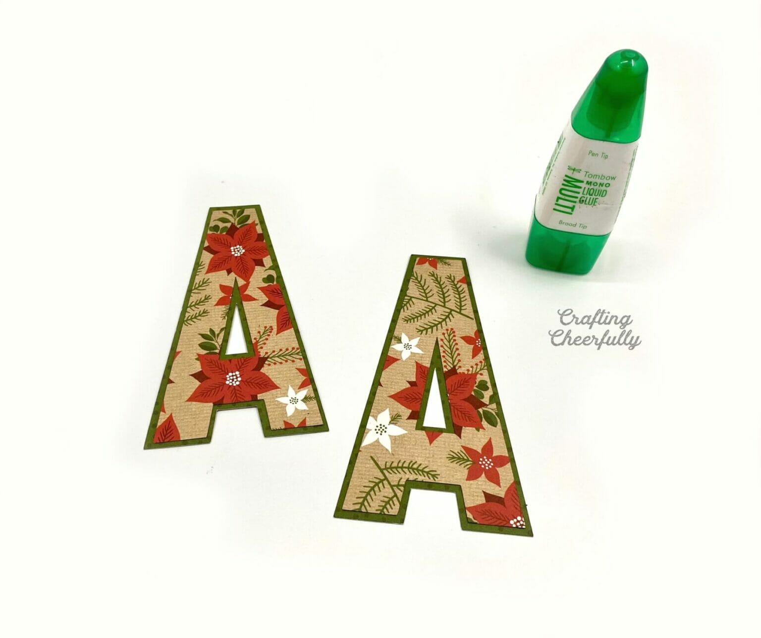 How to Make 3D Letter Gift Tags with Your Cricut - Crafting Cheerfully