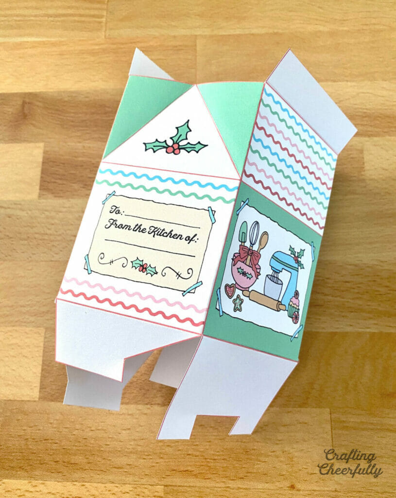 Christmas Cookie Boxes and Gift Tag Printables - Crafting Cheerfully