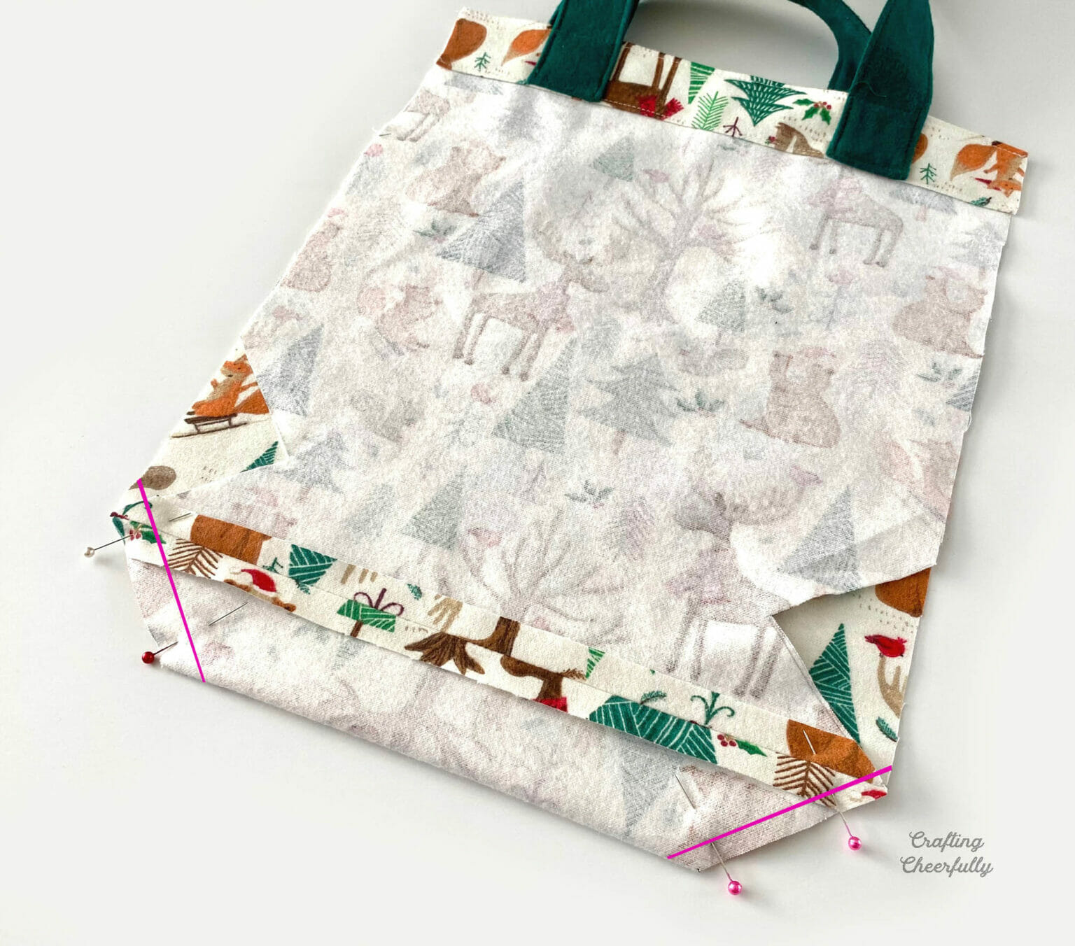 DIY Fabric Gift Bags for the Holidays - Crafting Cheerfully