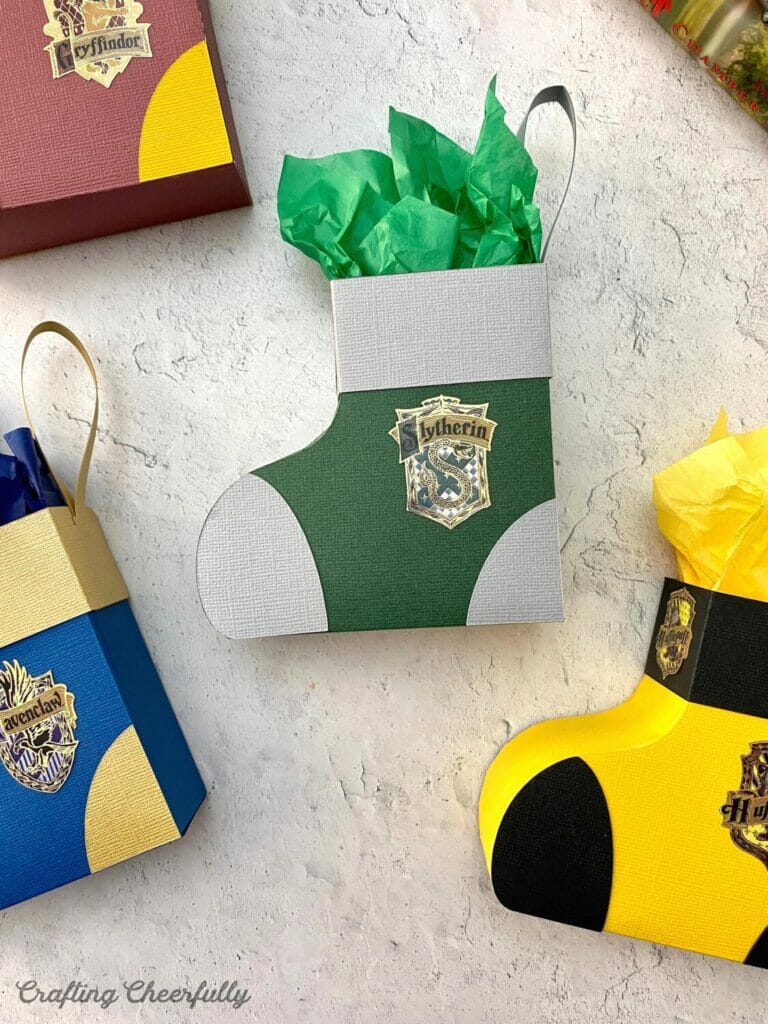 How to Make Harry Potter Stockings out of Paper! - Crafting Cheerfully