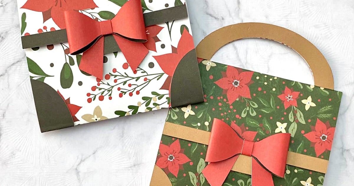 Paper Purse DIY Gift Card Holder - Crafting Cheerfully