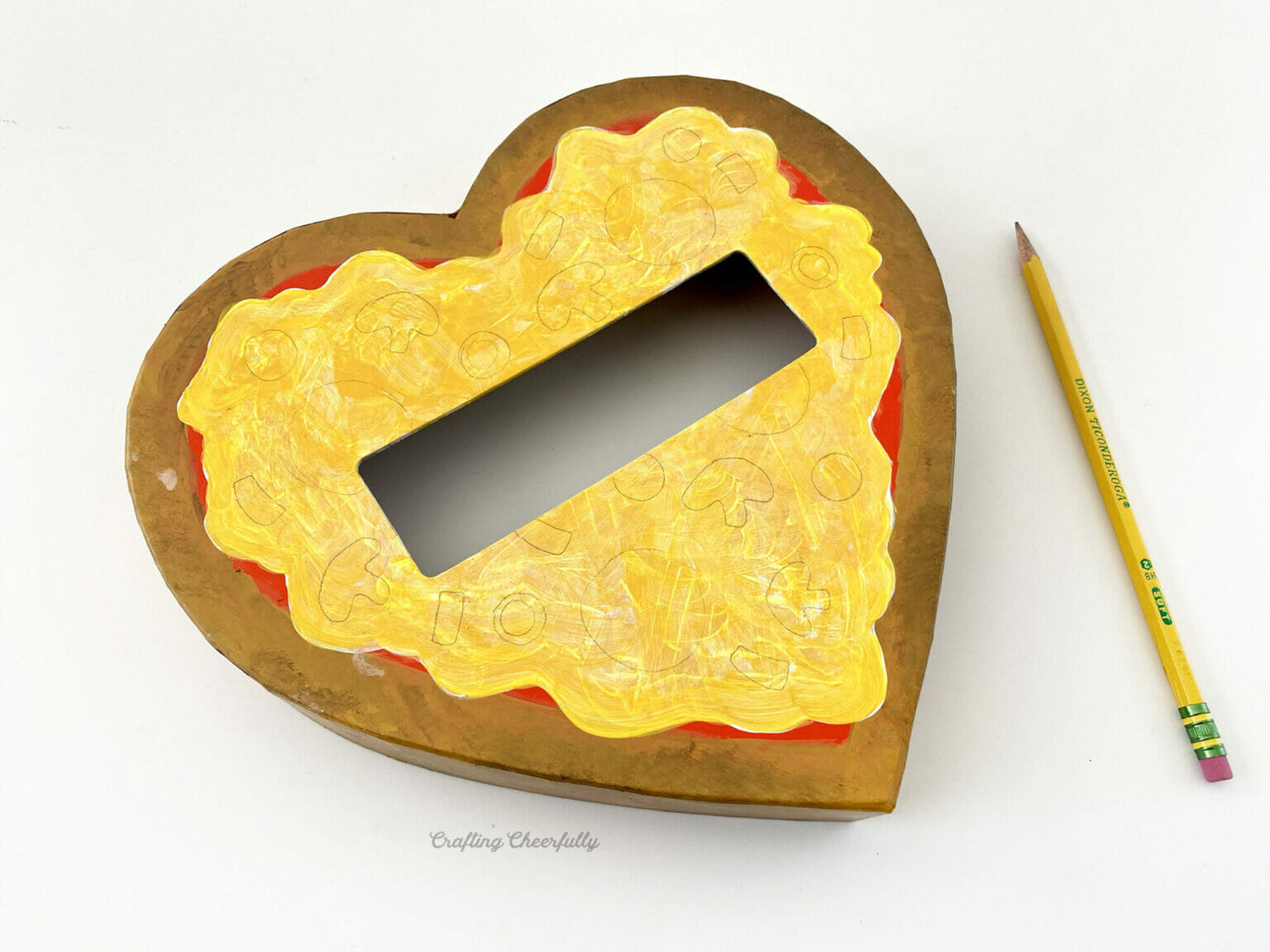 DIY Pizza Valentine Box - Crafting Cheerfully