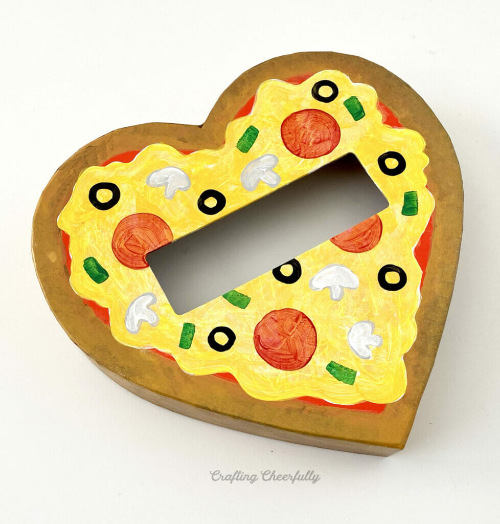 DIY Pizza Valentine Box - Crafting Cheerfully