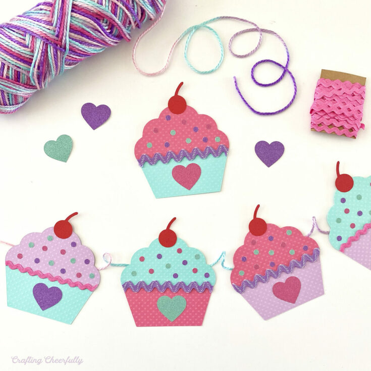 Make a Cute Cupcake Banner! - Crafting Cheerfully