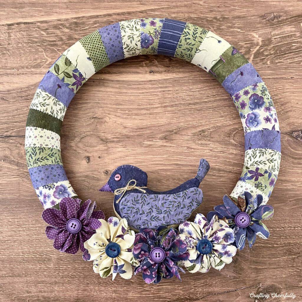 How to Make Fabric Flowers with a Charm Pack - Crafting Cheerfully