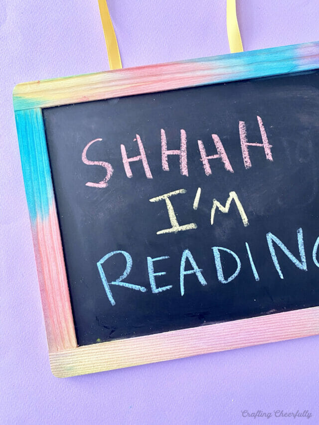 DIY Bedroom Door Sign - Crafting Cheerfully