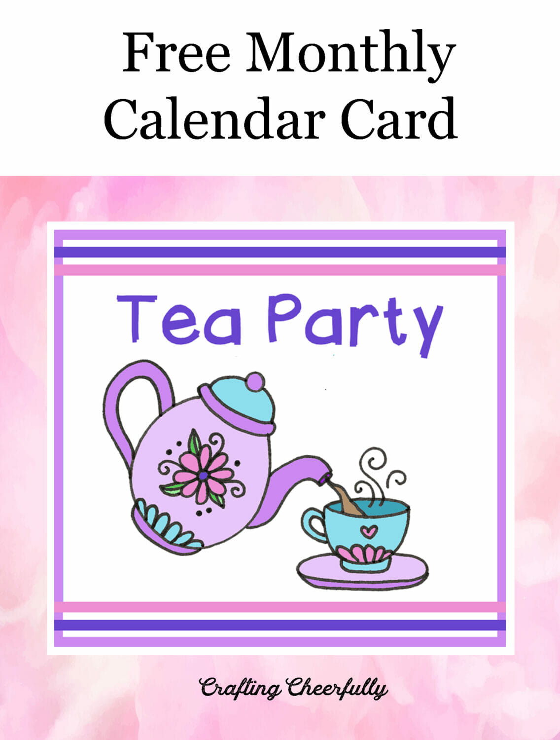 Colorful Rainbow Birthday Banner - Free Printable - Crafting Cheerfully