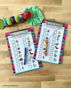 The Very Hungry Caterpillar Preschool Activity - Food Shopping List ...