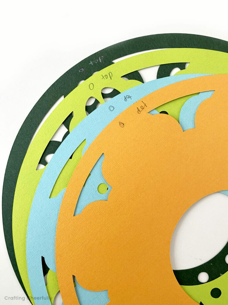 Layered Paper Paw Print Dog Frame - Crafting Cheerfully