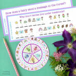 School Time Decoder Wheel Printable Activity - Crafting Cheerfully
