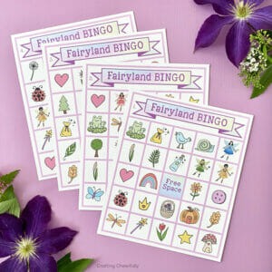 Printable Fairy BINGO Game - Crafting Cheerfully