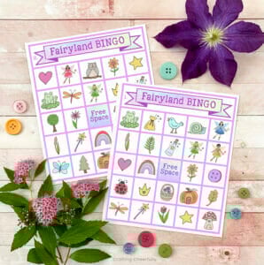 Printable Fairy BINGO Game - Crafting Cheerfully