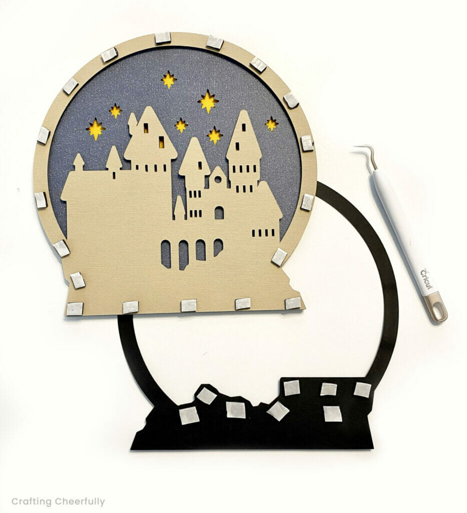 3D Paper Hogwarts Castle - Crafting Cheerfully