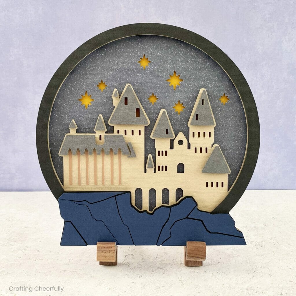 3D Paper Hogwarts Castle - Crafting Cheerfully
