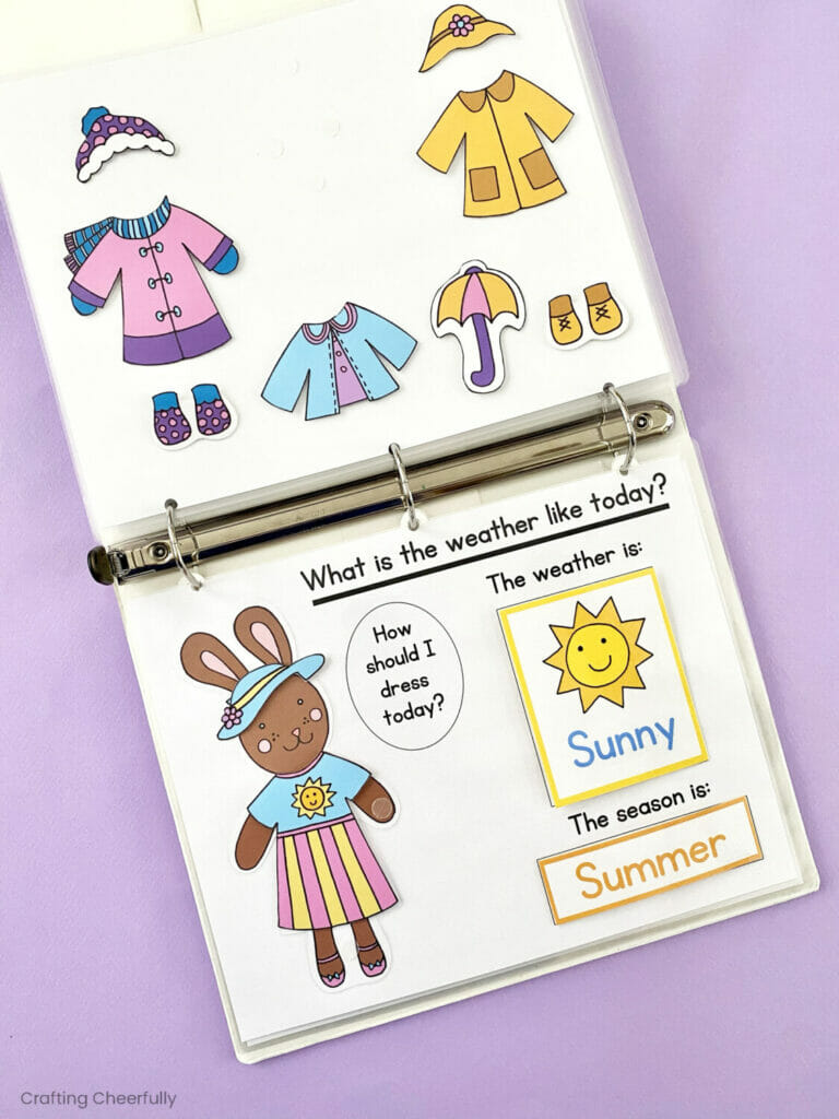 DIY Calendar Busy Book - Crafting Cheerfully