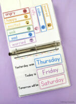 DIY Calendar Busy Book - Crafting Cheerfully