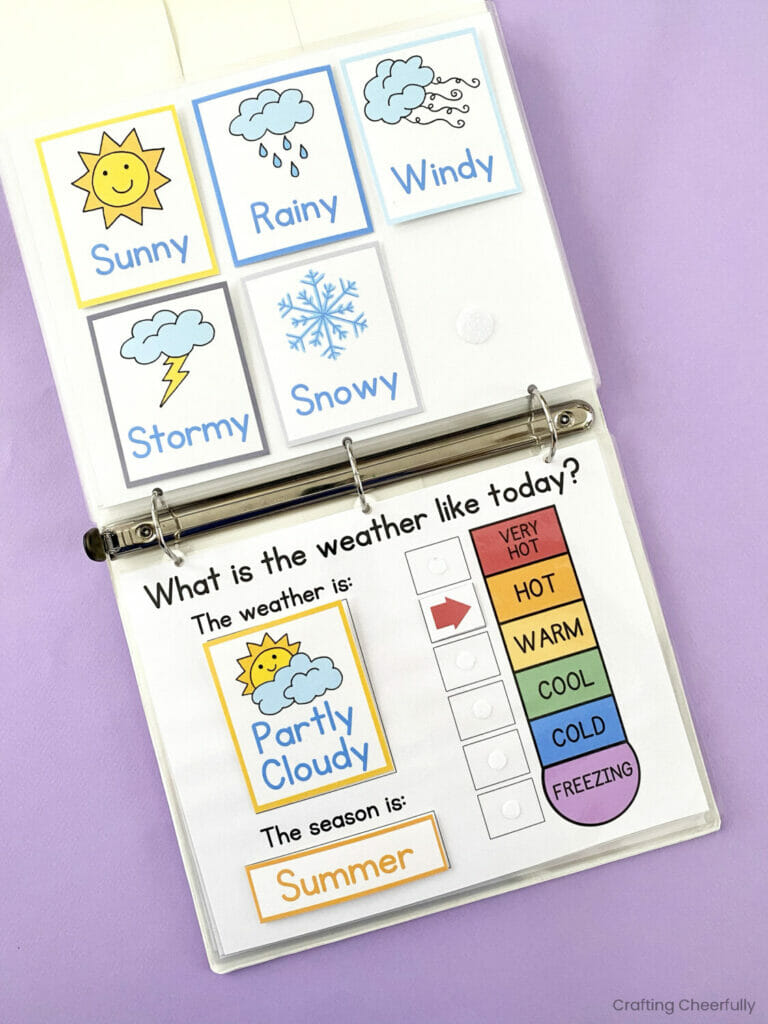 DIY Calendar Busy Book - Crafting Cheerfully