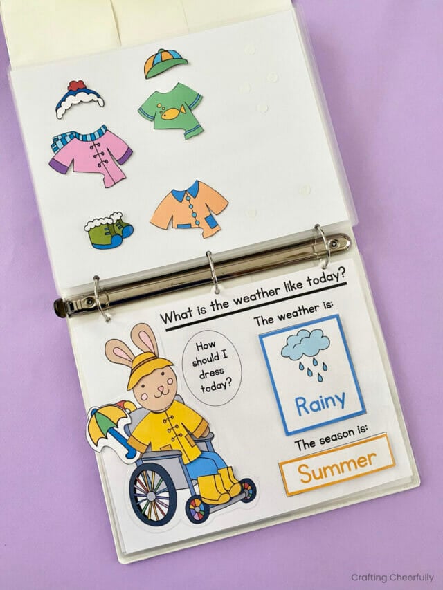 DIY Calendar Busy Book - Crafting Cheerfully