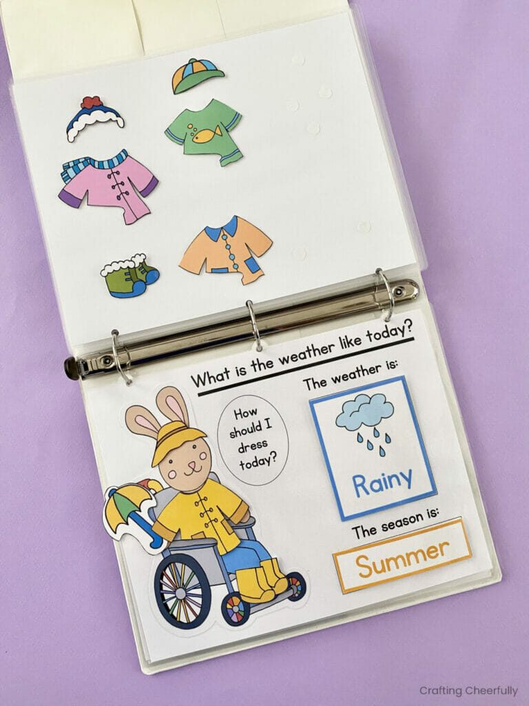 DIY Calendar Busy Book - Crafting Cheerfully