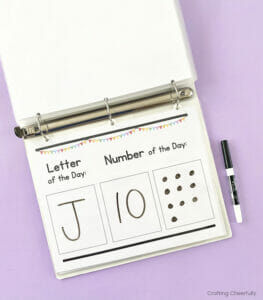 DIY Calendar Busy Book - Crafting Cheerfully