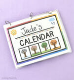 DIY Calendar Busy Book - Crafting Cheerfully