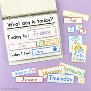 DIY Calendar Busy Book - Crafting Cheerfully