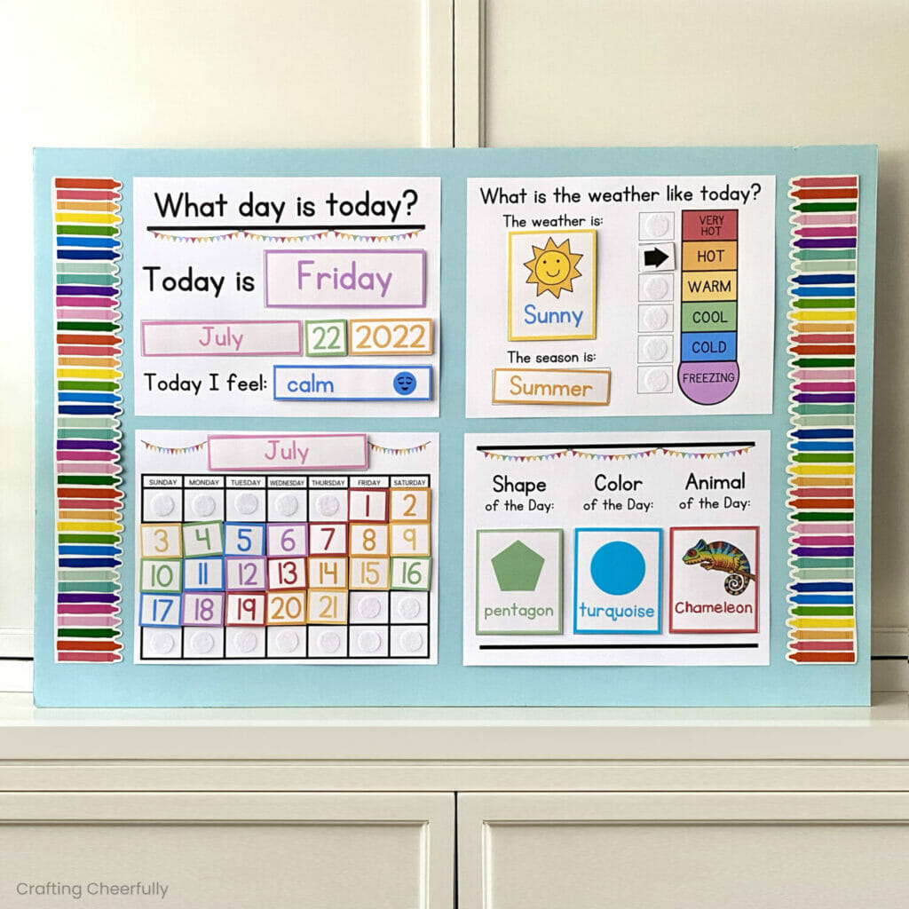 Printable Calendar Guide Pages - Crafting Cheerfully
