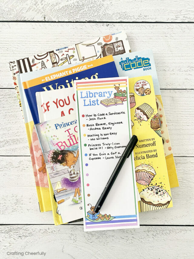 Printable Book Lists for Kids - Crafting Cheerfully