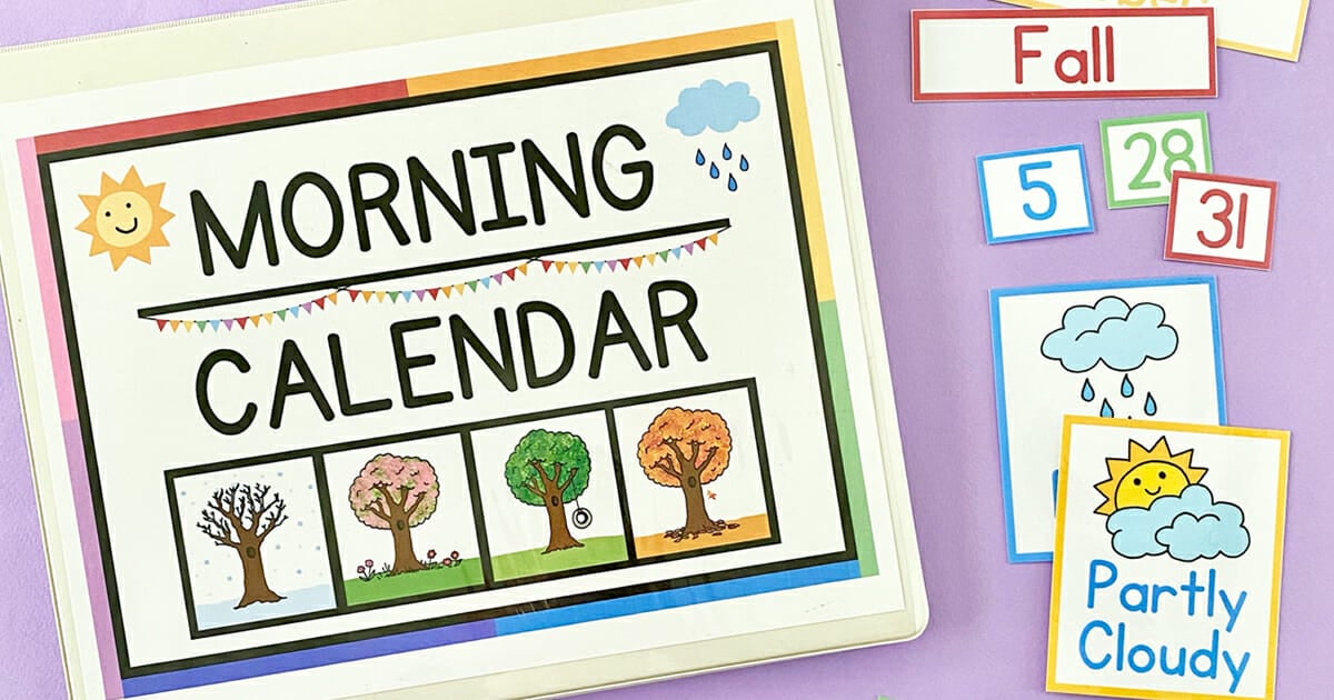 DIY Calendar Busy Book - Crafting Cheerfully