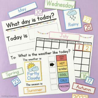 Printable Calendar Guide Pages - Crafting Cheerfully