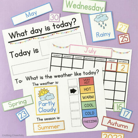 Printable Calendar Guide Pages - Crafting Cheerfully