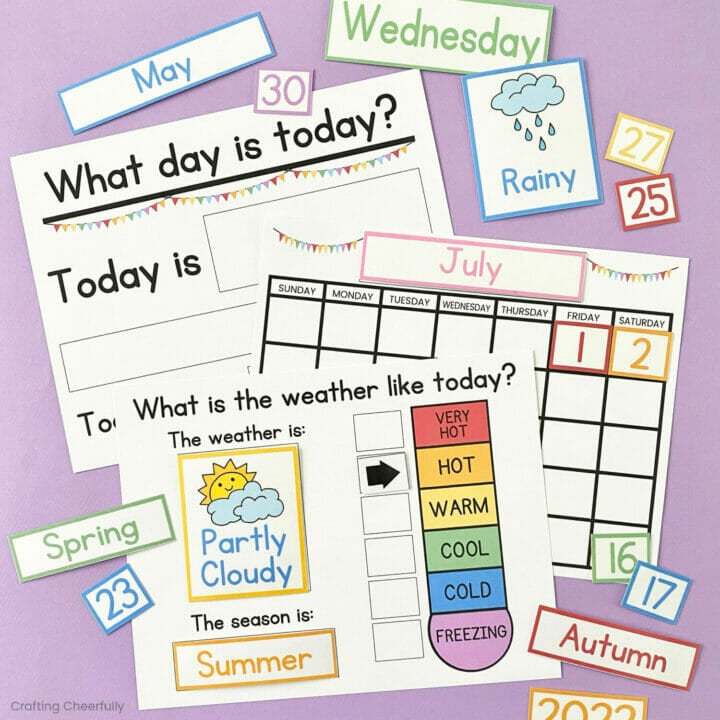 Children's Calendar Tutorials and Ideas - Crafting Cheerfully
