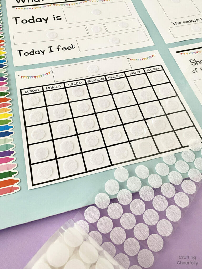 Printable Calendar Guide Pages - Crafting Cheerfully