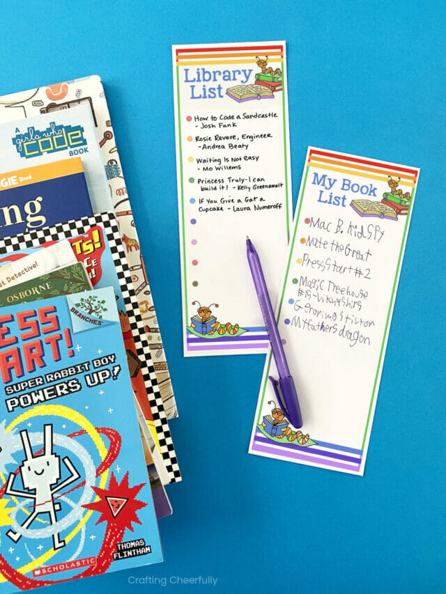 Printable Book Lists for Kids - Crafting Cheerfully